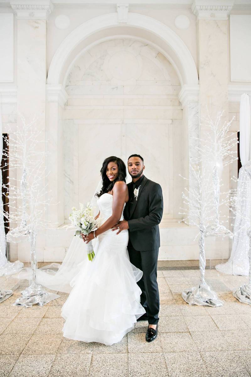 Atlanta Elopement Christmas in July Winter Wonderland Wedding Giveaway - Black Bride