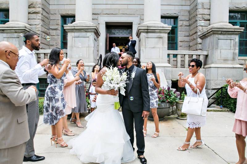 Atlanta Elopement Christmas in July Winter Wonderland Wedding Giveaway - Black Bride
