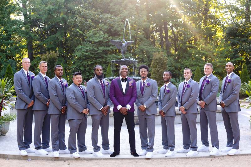 A Modern Say "I Duke" Wedding - Black Bride